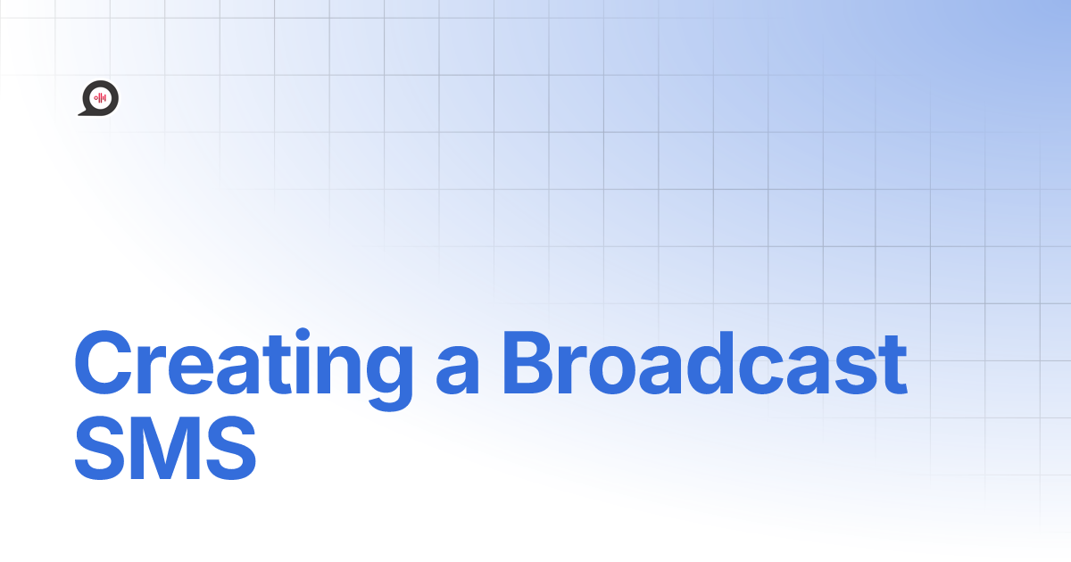 Creating a Broadcast SMS | OCA Blast